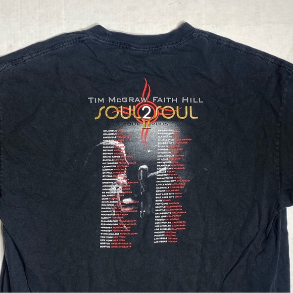 Shirts | Vtg Tim Mcgraw Faith Hill Soul 2 Soul Tour Tskirt | Poshmark